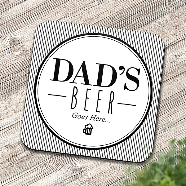 Personalised Dad Coasters | Fabness