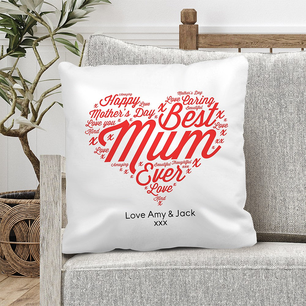 Best Mum Ever Classic Cushion Cover– Fabness