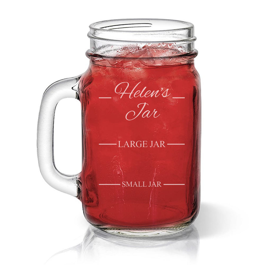 Engraved Mason Jars– Fabness
