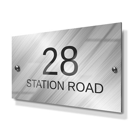Custom House House Signs | Address Number Plaques | Fabness