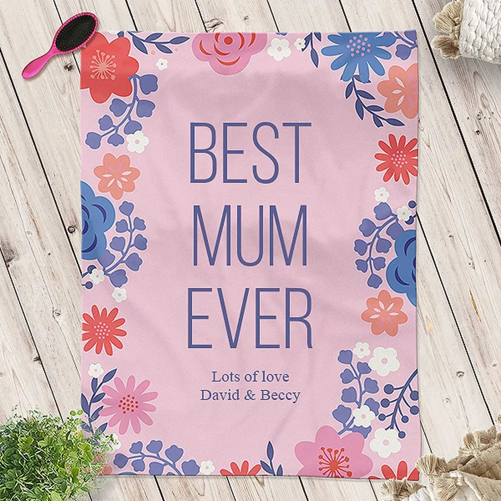 Flower Edge Blanket– Fabness