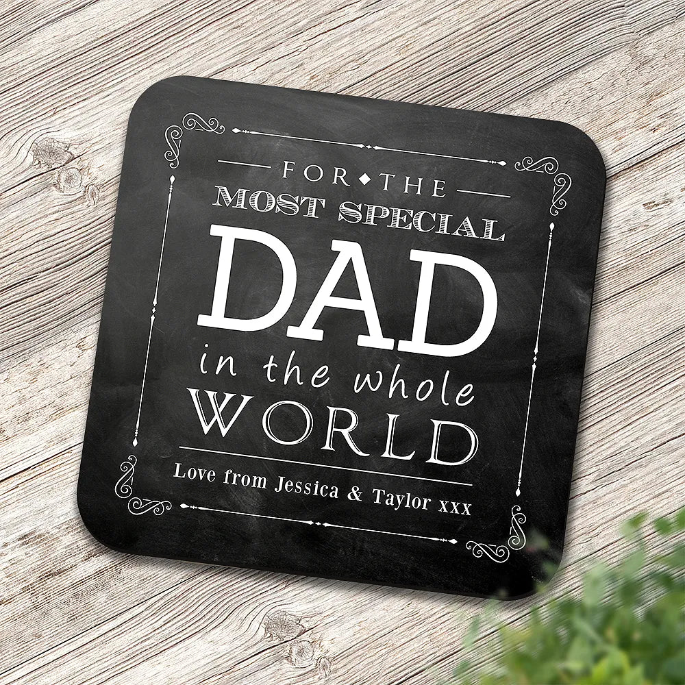 Special Dad Square Coaster – Fabness