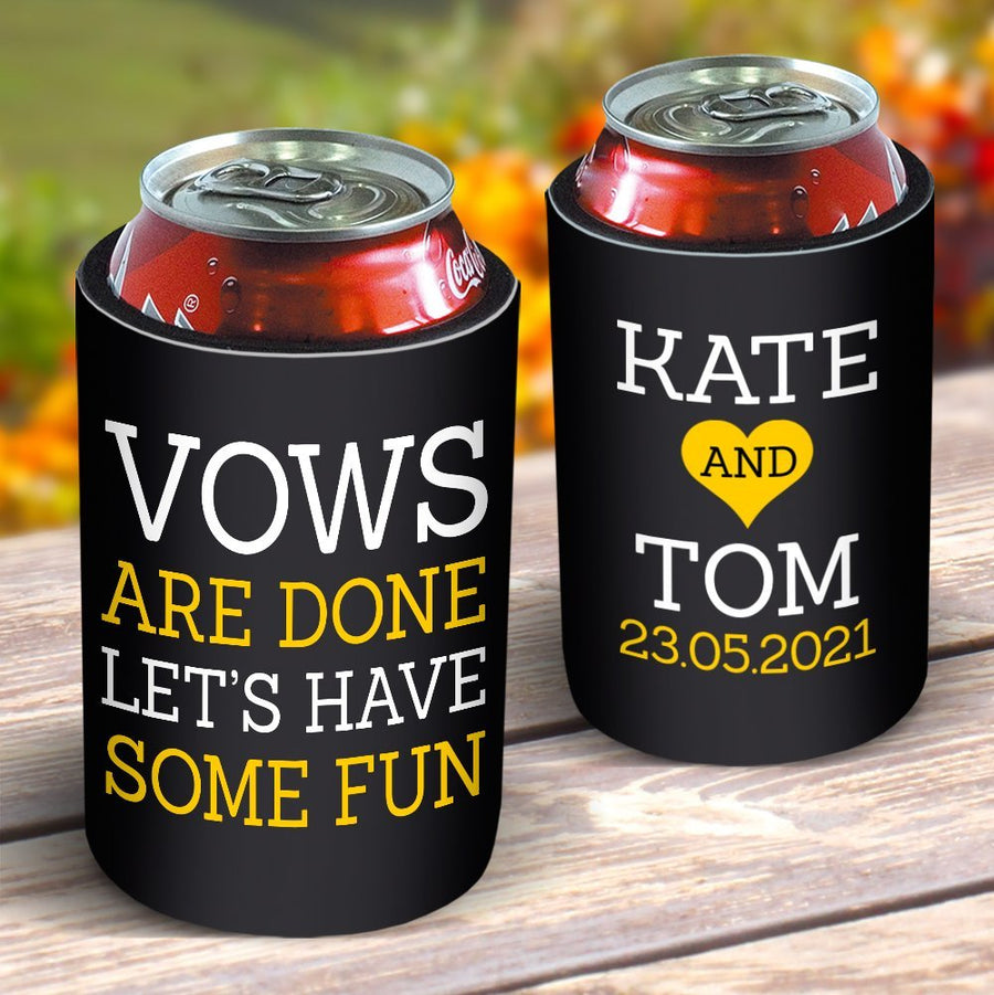 Personalised Wedding Stubby Holders Australia | Fabness