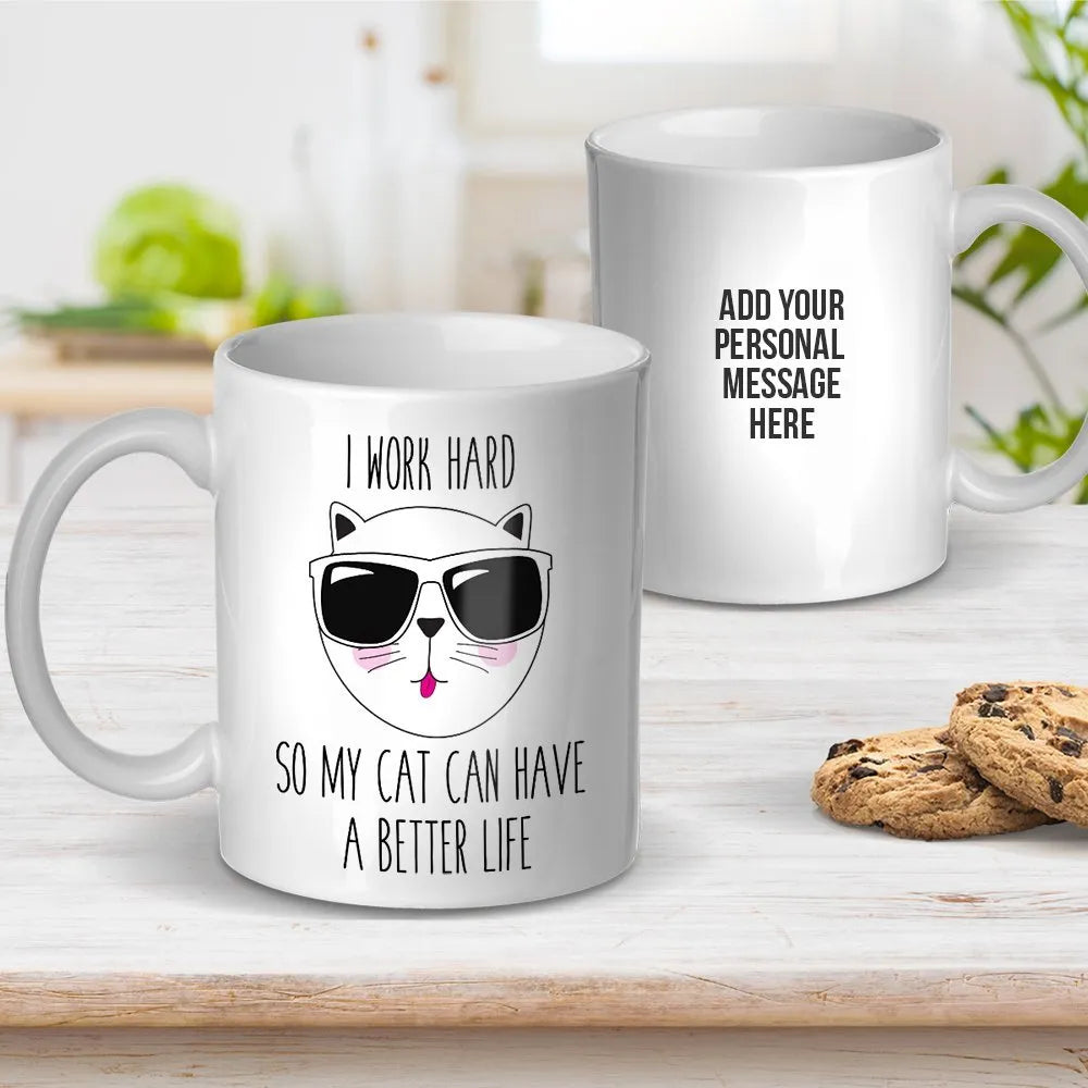 Working Hard Coffee Mug– Fabness