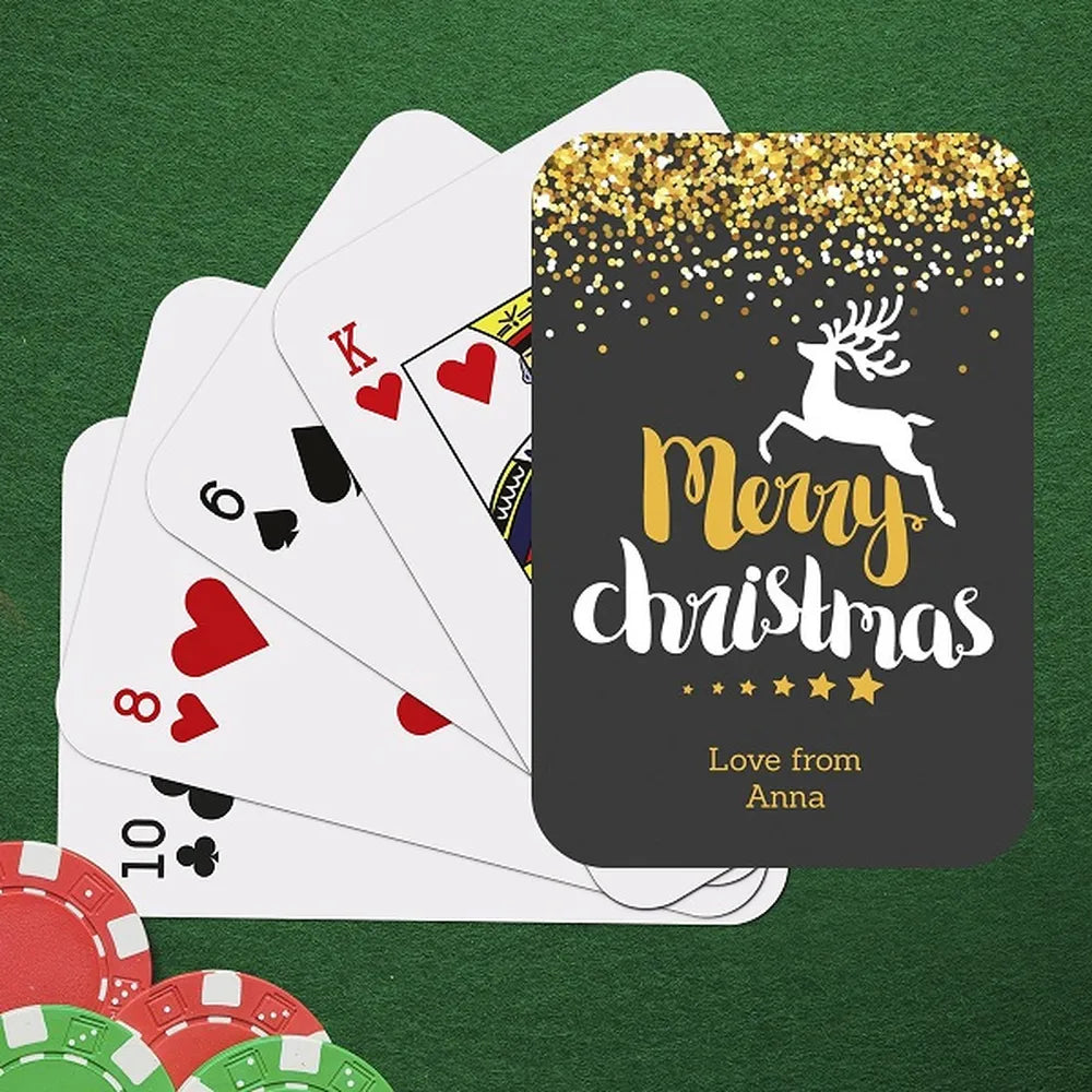 Reindeer Christmas Playing Cards– Fabness